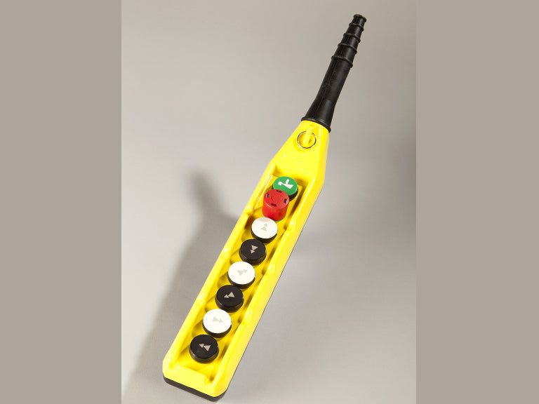 PLB08D6 8 Button Double row control pendant - 6 two speed motion butto